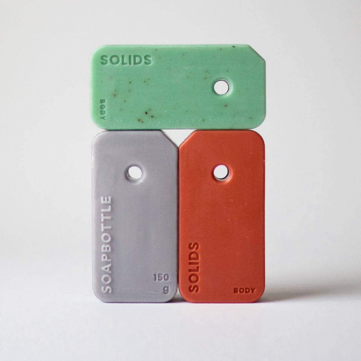 SOLIDS COLLECTION - Body Bar Trio (3x 150g) – SOAPBOTTLE